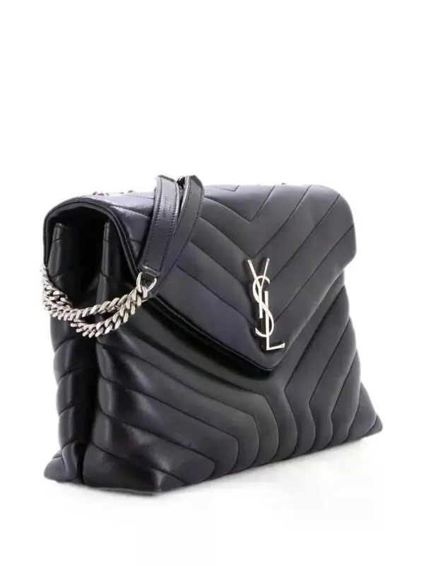 Saint Laurent Loulou Matelasse Chevron Leather Medium Shoulder Bag