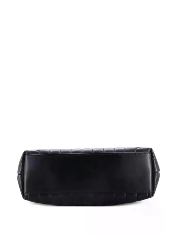 Saint Laurent Loulou Matelasse Chevron Leather Medium Shoulder Bag - Black