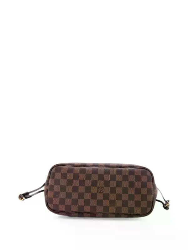LOUIS VUITTON Neverfull Damier Pm Tote Bag - Brown