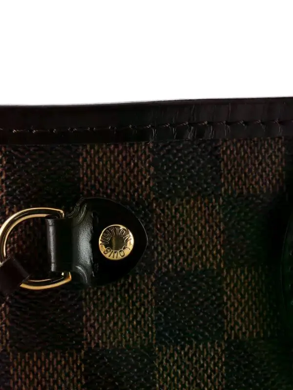 LOUIS VUITTON Neverfull Damier Pm Tote Bag - Brown
