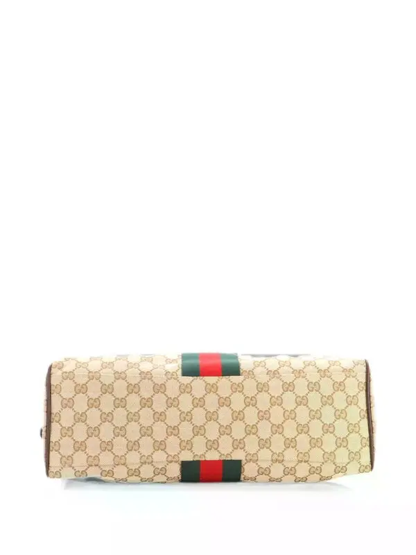 Gucci Gg Canvas Boston Bag