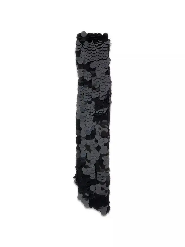 P.a.r.o.s.h Sequin-embellished Scarf - Black
