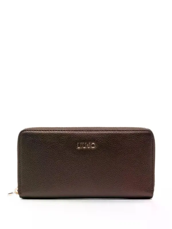 Liu Jo Logo-plaque Zip-around Wallet - Brown