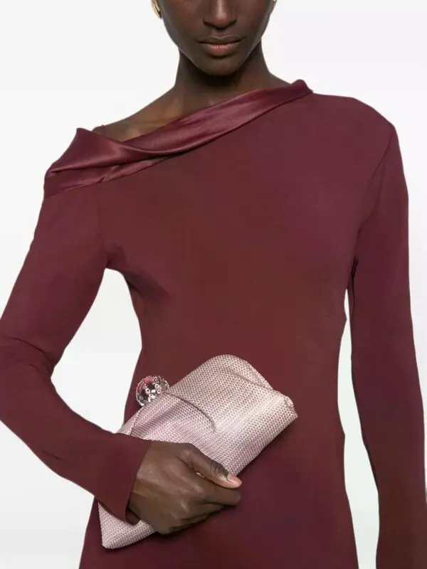 AQUAZZURA Tequila Crystal Embellished Clutch Bag
