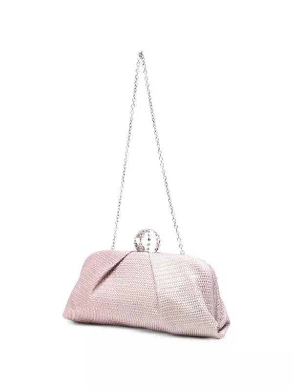 AQUAZZURA Tequila Crystal Embellished Clutch Bag