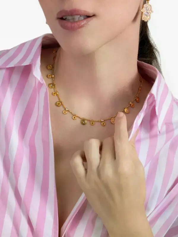 BUDDHA MAMA Diamond Coin Necklace