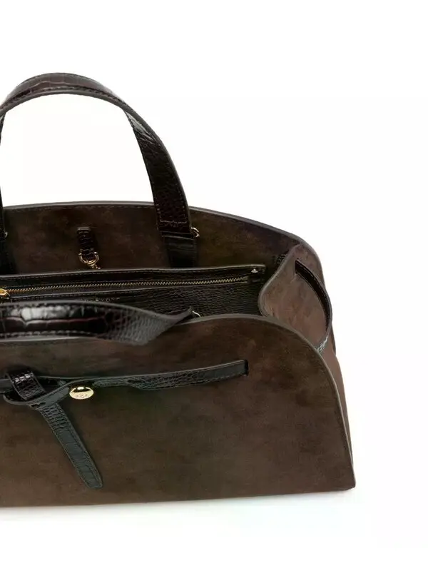 Tory Burch Crocodile-effect Panelled Tote Bag