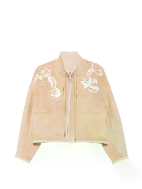ERMANNO FIRENZE Embroidered Zip-up Jacket