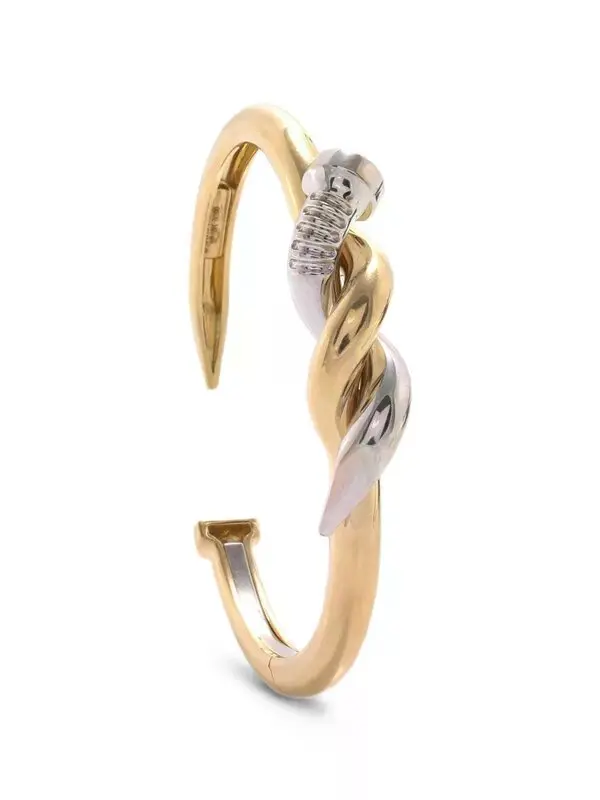 David Webb Twisted Nail Cuff Bracelet