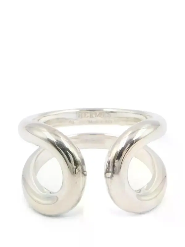 Hermès Tone Sterling Lima Ring - Silver