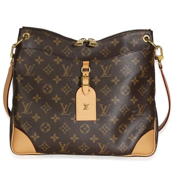 LOUIS VUITTON Monogram Canvas Odeon Mm Shoulder Bag
