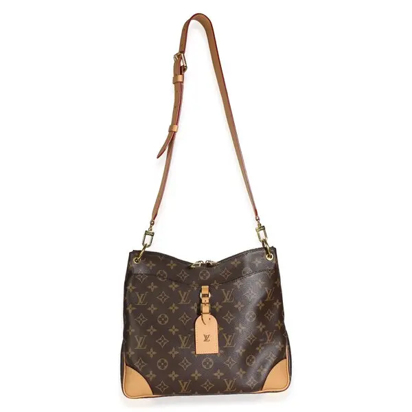 LOUIS VUITTON Monogram Canvas Odeon Mm Shoulder Bag