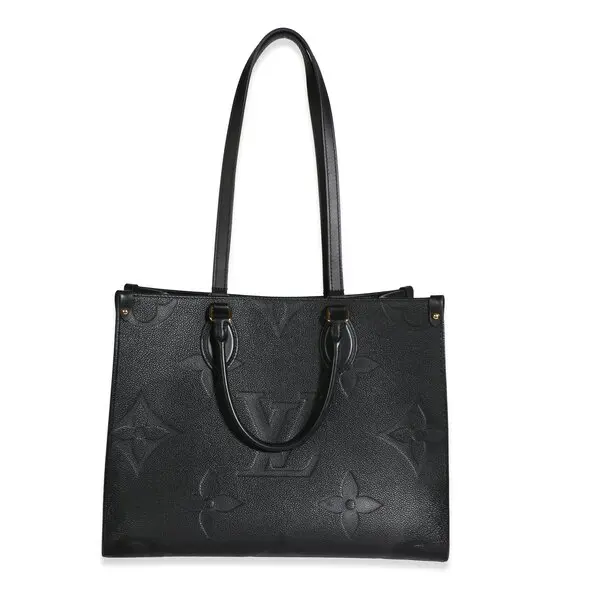 LOUIS VUITTON Giant Monogram Empreinte Onthego Mm - Black