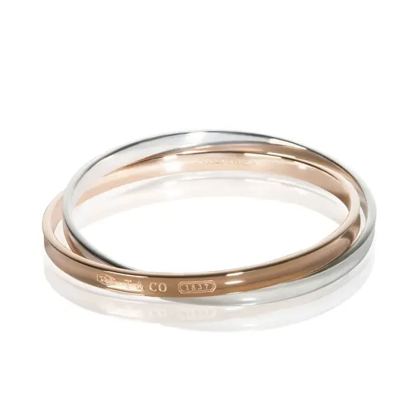 Tiffany & Co. 1837 Interlocking Bracelet - Pink_gold/sterling_silver