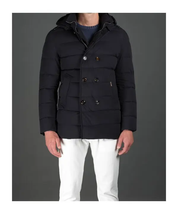 MOORER Quilted Double-breasted Jacket