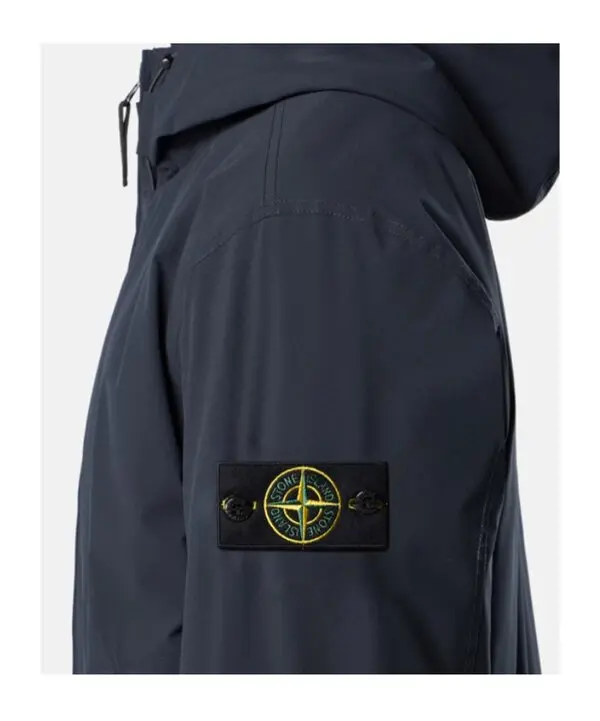 Stone Island Hooded Jacket With Wind- And Water-resistant Membrane