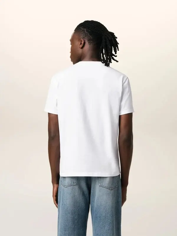 AMI Paris Cotton De Coeur T-shirt - White