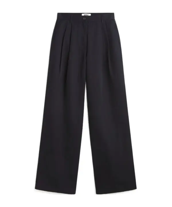 ECOALF Miel Pleated Wide-leg Trousers