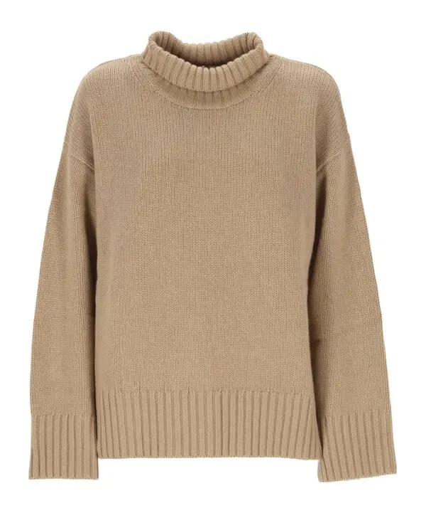 Barbour Turtleneck Sweater With Ribbed Trims