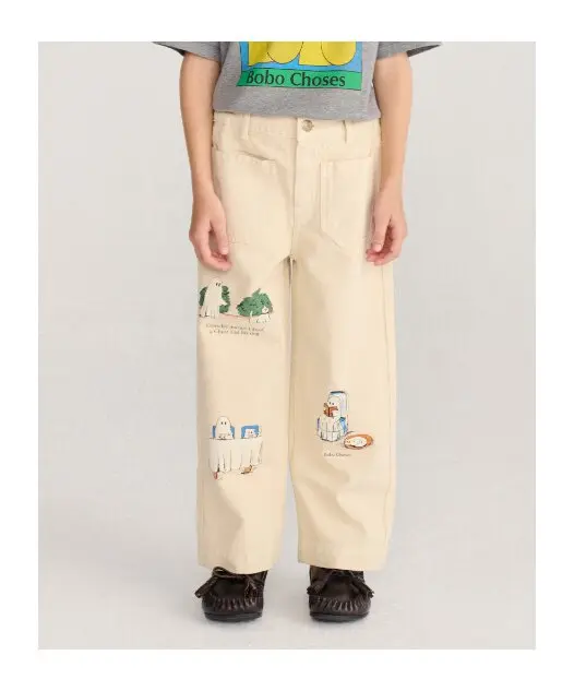 BOBO CHOSES Everyday Ghosts Twill Trousers