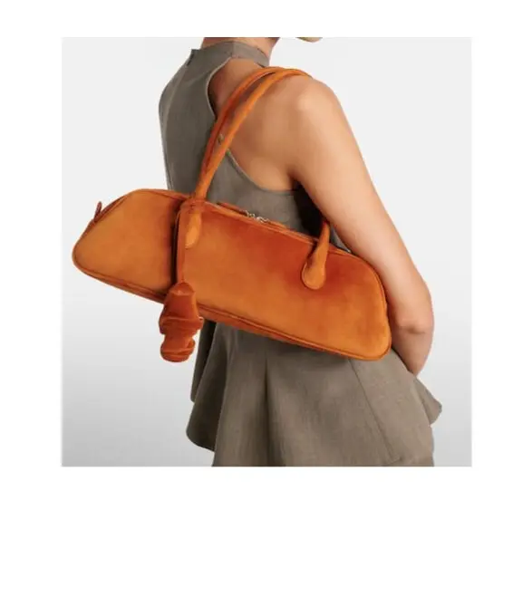 Magda Butrym Brigitte Suede Shoulder Bag