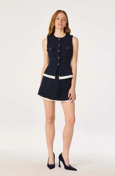 Astr The Label Melian Pleated Mini Skirt