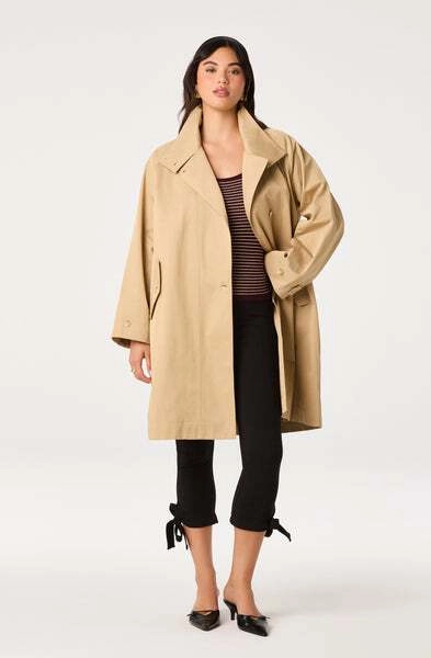 Astr The Label Gabby Oversized Trench Coat