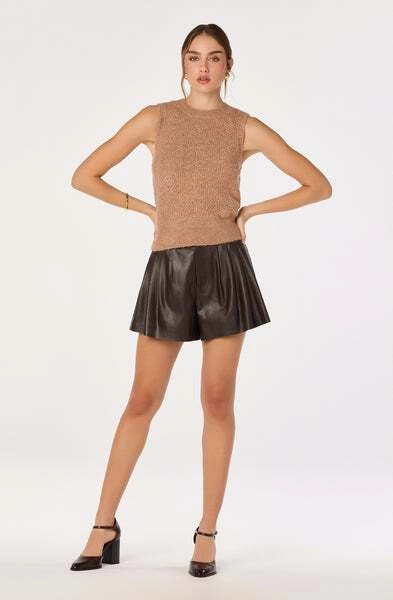 Astr The Label Pernille Cable Knit Sweater Vest