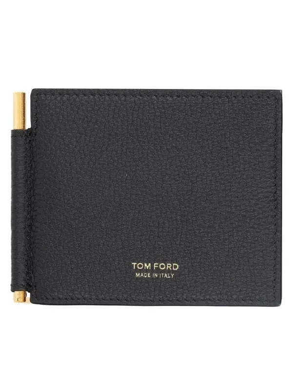 TOM FORD Portacarte Bi-fold In Pelle - Black
