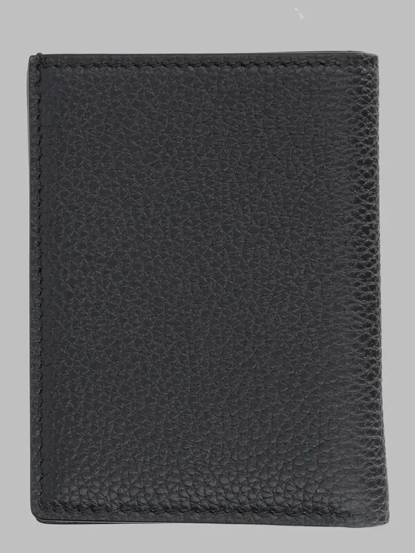 TOM FORD Portacarte Pieghevole In Pelle Fiore - Black