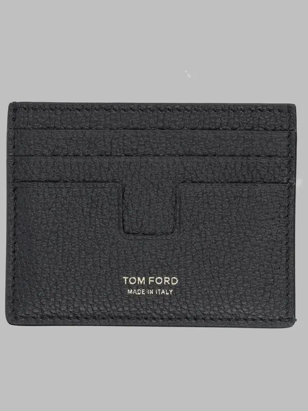 TOM FORD Portacarte "t Line" In Pelle