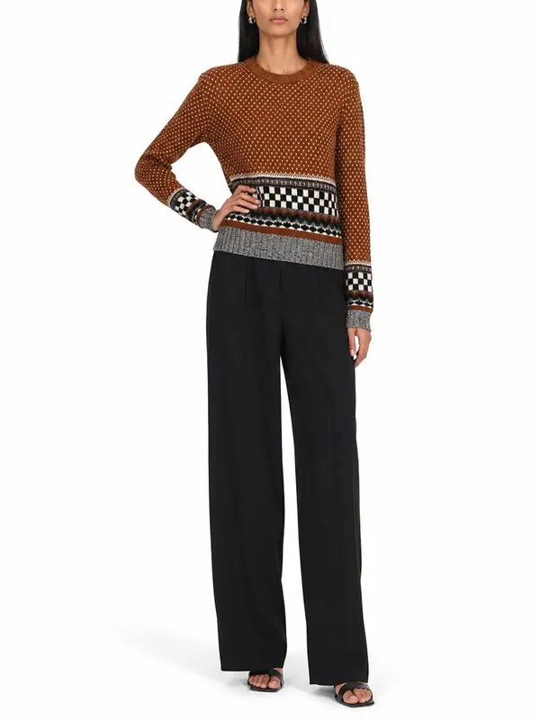 GOLDEN GOOSE Journey" Wool Sweater - Brown