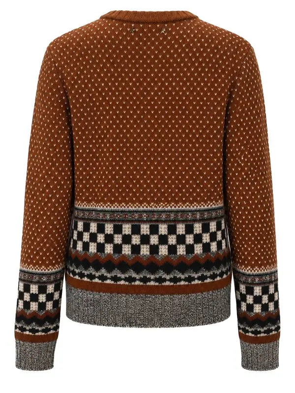 GOLDEN GOOSE Journey" Wool Sweater - Brown
