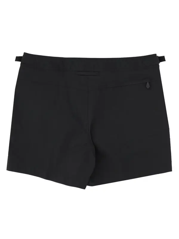 TOM FORD Swim Shorts With Straps - Black