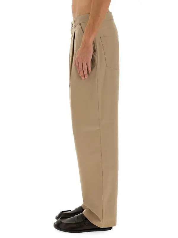 Moschino Cotton Blend Wide Leg Pants
