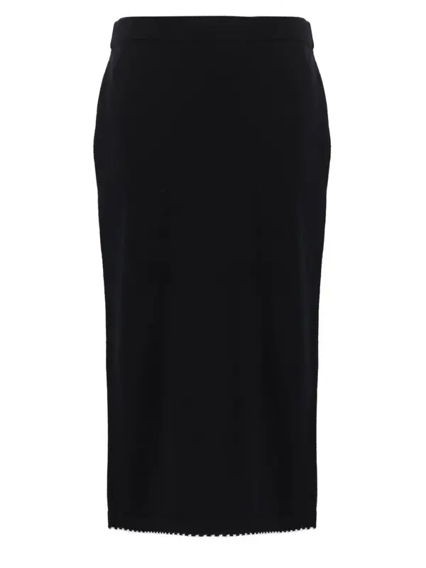 Tory Burch Embroidered Wool Skirt