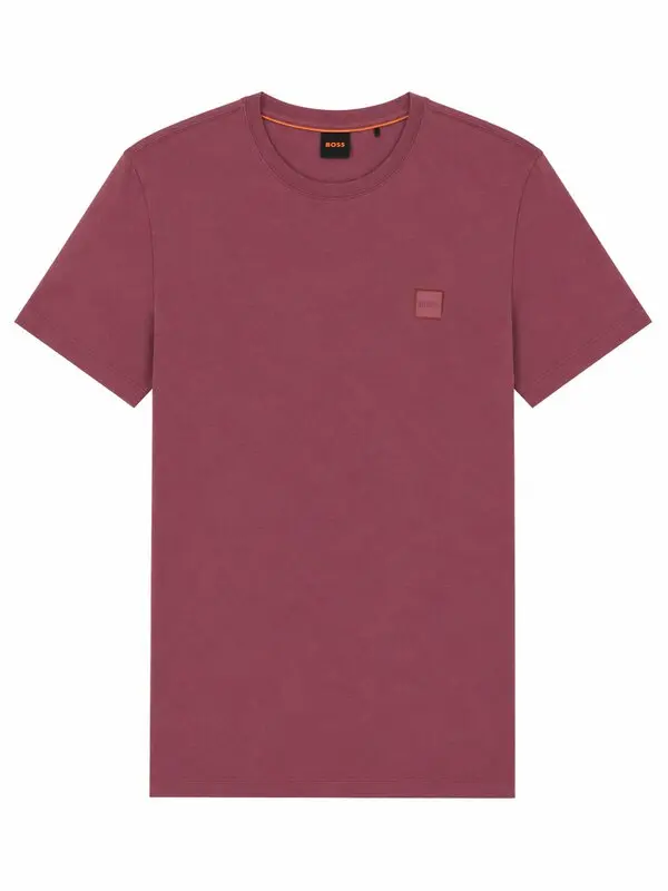 BOSS T-shirt "tales" Con Patch Logo - Red