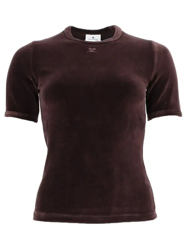 COURREGES T-shirt In Velluto