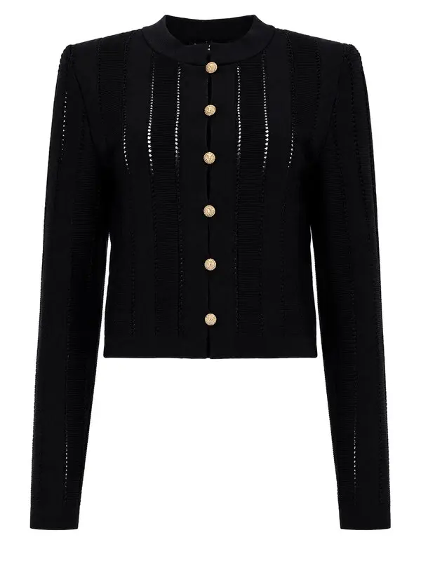 Balmain Cropped Cardigan