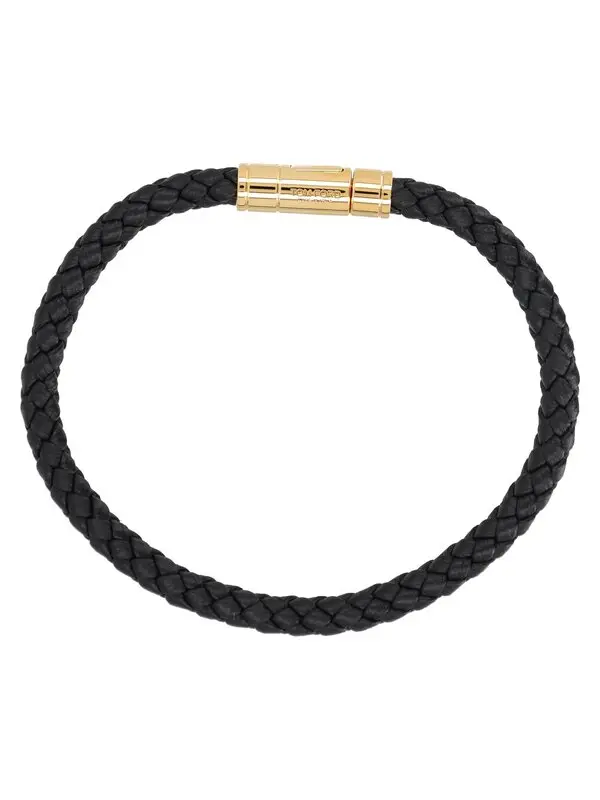 TOM FORD Bracciale In Pelle Intrecciata