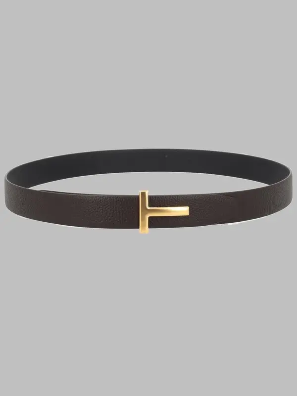 TOM FORD T Icon Leather Belt