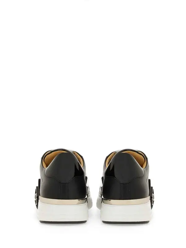 Philipp Plein Logo Leather Sneakers