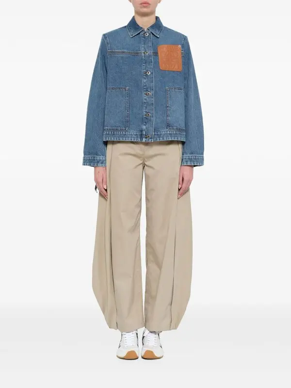 Loewe Anagram Denim Jacket - Blue