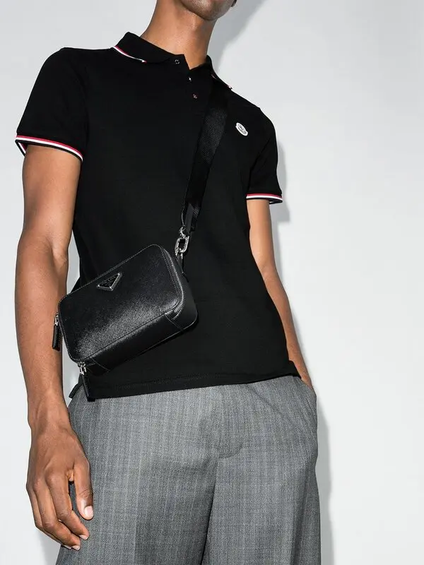 Moncler Logo Cotton Polo Shirt