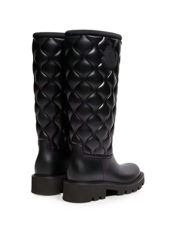 Moncler Kickstream Quilted Rain Boots
