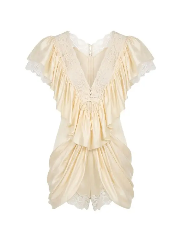 Chloé Silk Short Jumpsuit