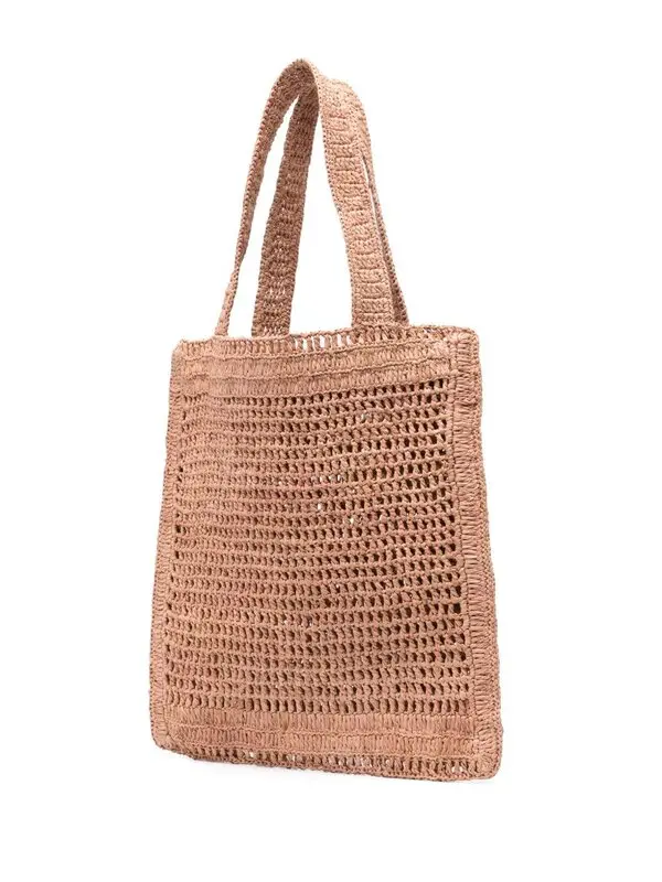 Chloé Summer Banana Raffia Tote