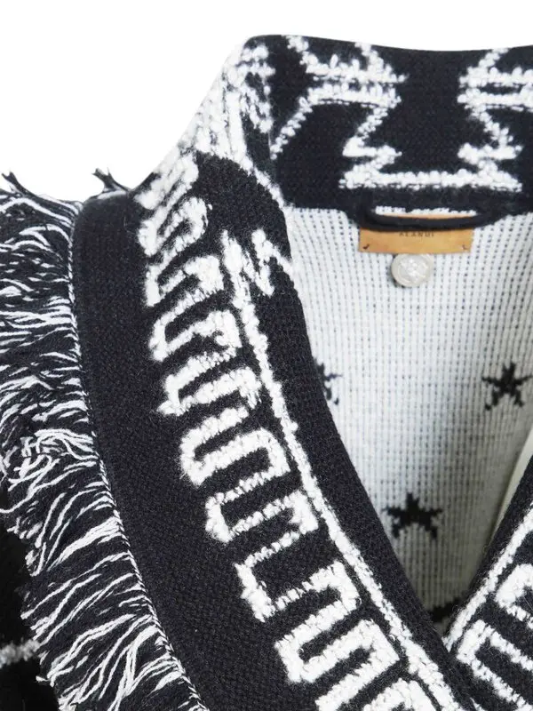Alanui Canyon Spirit Cashmere Cardigan With Fringe