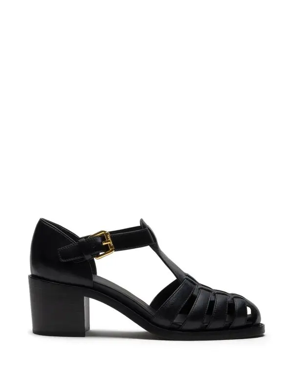 Church's Kelsey Leather Sandals With Block Heel