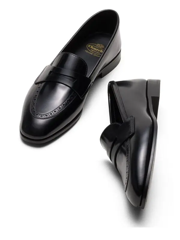 Church's Onyx Leather Loafers
